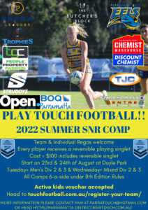 Local Competition | Parramatta District Touch Association